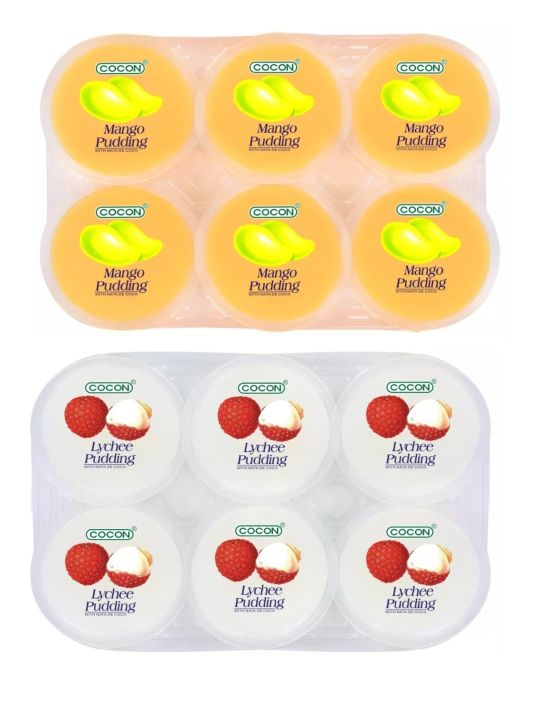 Cocon Pudding with Nata de Coco 6 cups x 80g | Lazada