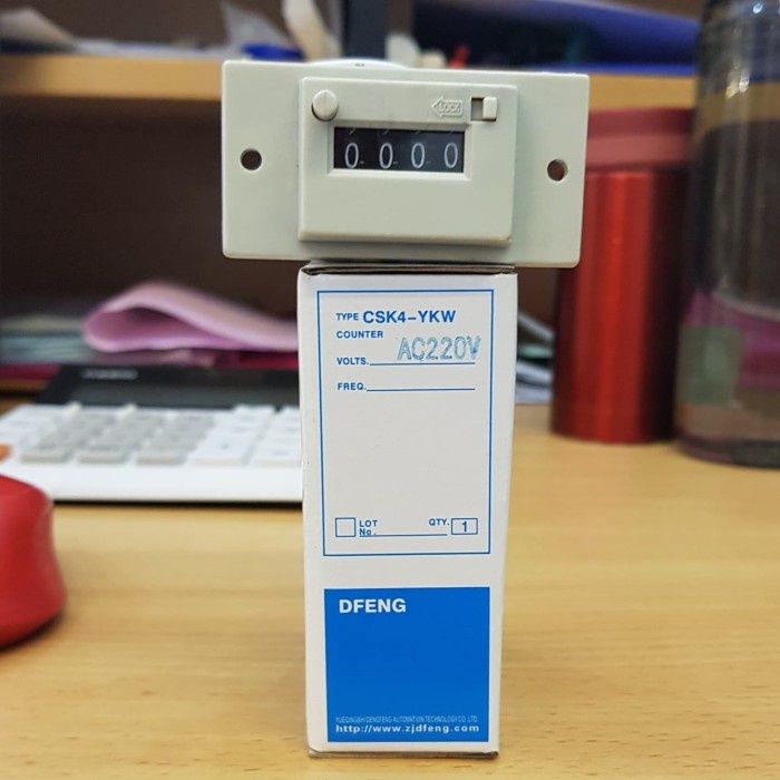 SparePart COUNTER ANALOG 4 DIGIT 220VAC CSK4-YKW CSK4 YKW Kualitas ...