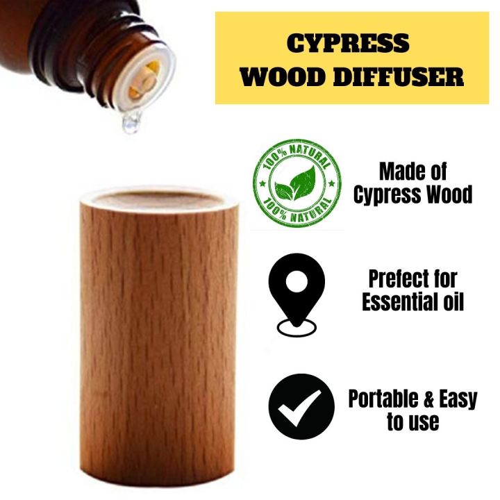 [PAI Wellness] Wood Diffuser for Aromatherapy - Cypress Wood Diffuser ...