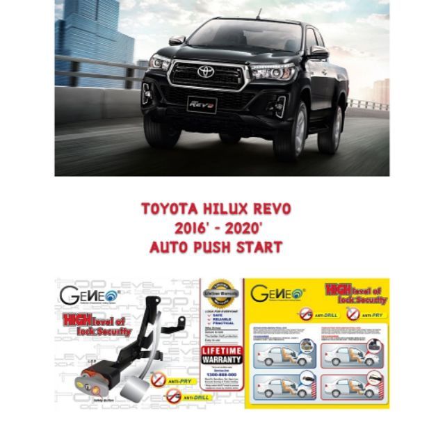 TOYOTA HILUX REVO / INNOVA 2016 - 2021 ( AUTO / MANUAL ) GENEO PEDAL ...