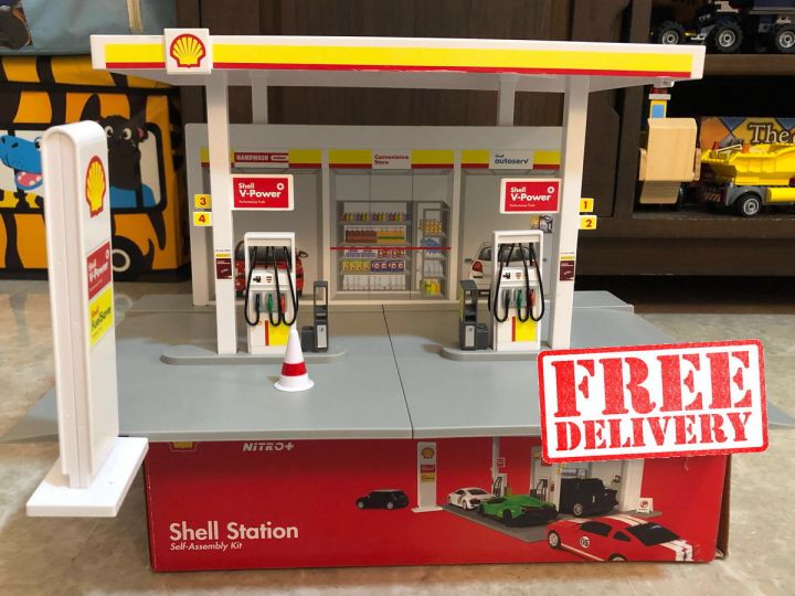 Shell Petrol Station - Self Assembly Kit by Bburago | Lazada