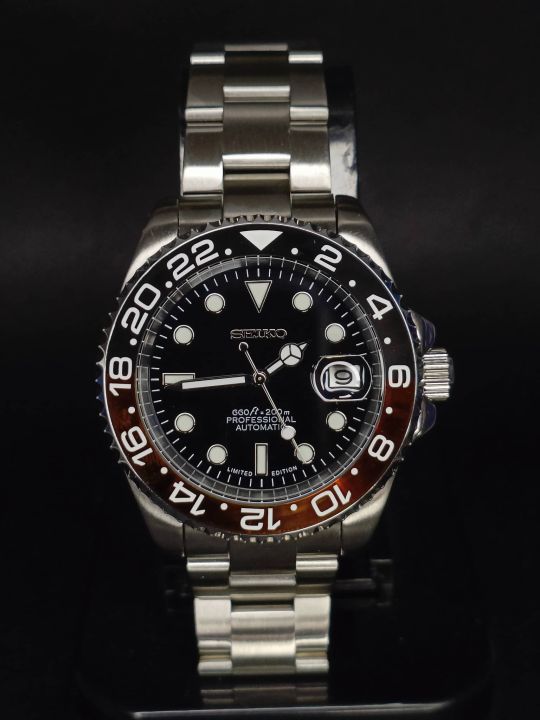 Custom Homage Build Watch with NH35a Movement - GMT Style Coke | Lazada PH