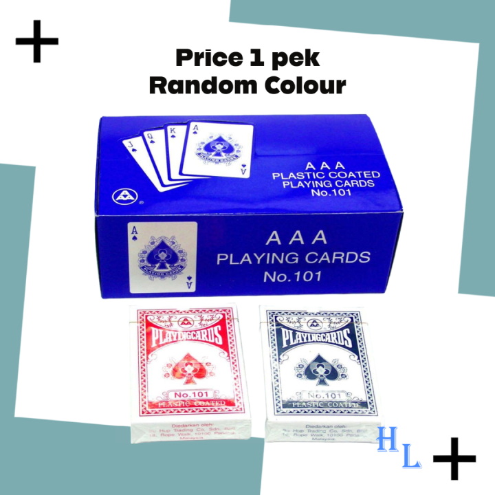 AAA Plastic Coated Playing Cards No.101 | Lazada