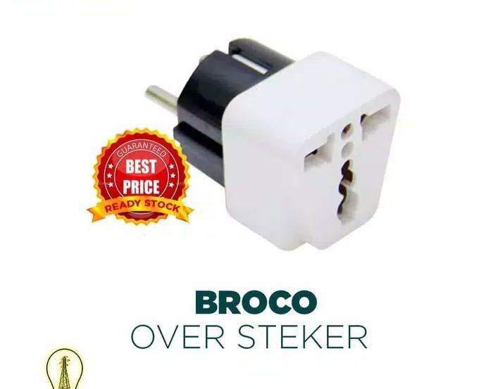 STEKER SERBAGUNA BROCO OVER STEKER UNIVERSAL PUTIH BROCO 13910 | Lazada ...
