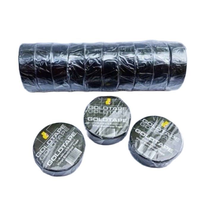 PVC Electrical Tape Isolasi Listrik 0.18mmx5/8 Hitam | Lazada Indonesia