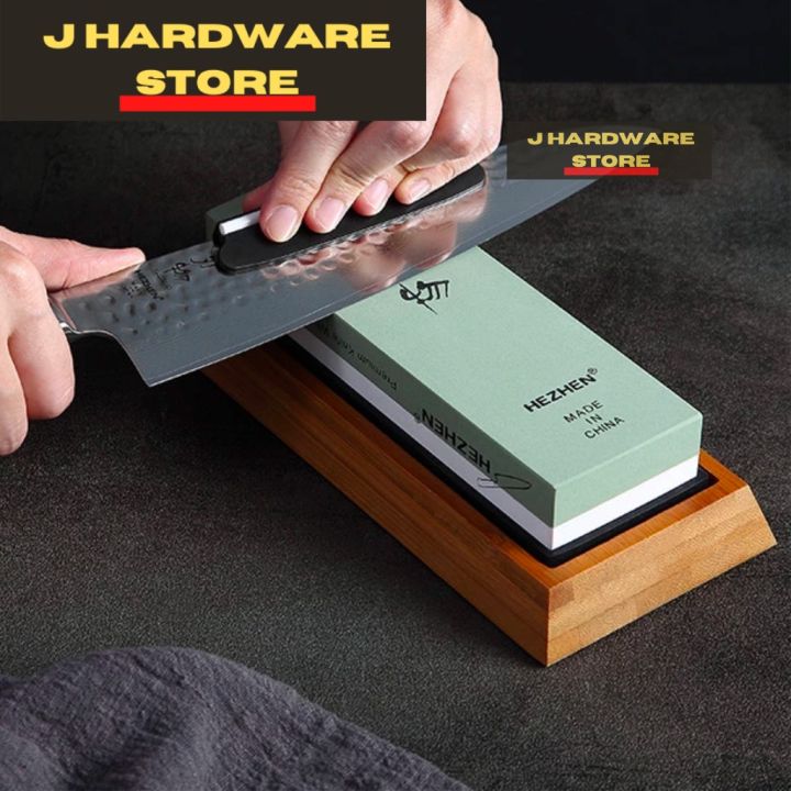 Premium Sharpening Stone Double Sided Whetstone Set For Knives knife sharpener . | Lazada PH