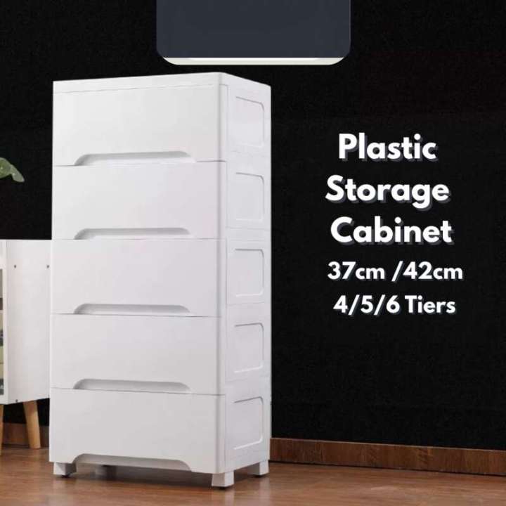 White Cabinet Storage Cabinet / Drawer Cabinet / Storage / Organizer ...