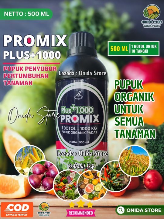 PROMIX PLUS+1000 Pupuk Cair Organik Untuk Menyuburkan Semua Tanaman ...