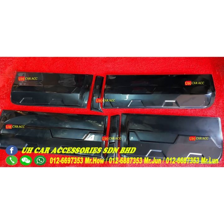 FORD RANGER 2011-2019 SIDE DOOR CLADDING PROTECTOR PANEL | Lazada