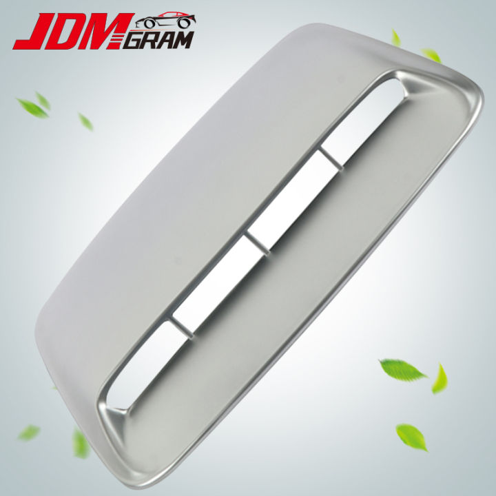JDMGRAM Universal ABS Car Hood Scoop Decoration Front Engine Air Flow ...
