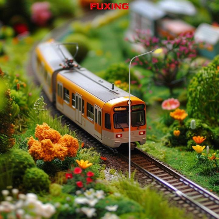 FUXING 10Pcs Warm White LED Lamp Post Set for Model Trains Create ...