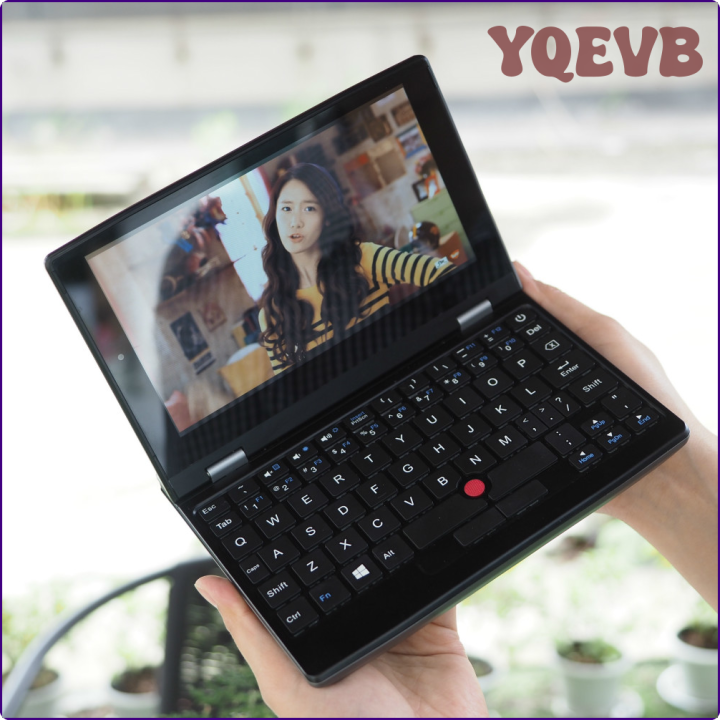 YQEVB 7 Inch Mini Laptop J4105 Notebook IPS Touch Screen Netbook Windows 10 Mini PC Micro ...