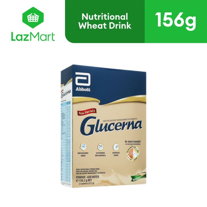 Glucerna Wheat 156g For Diabetic Nutrition | Lazada PH