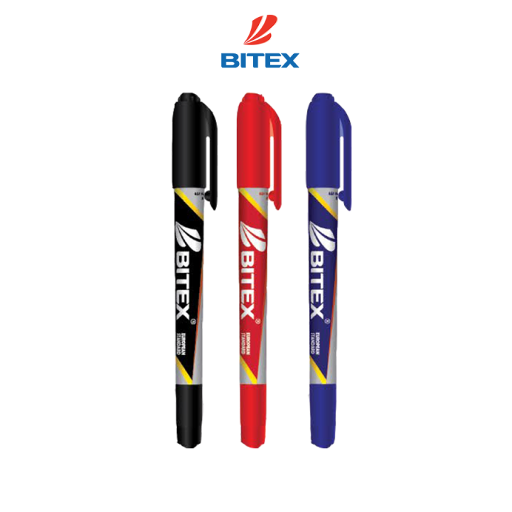 Bút lông dầu Bitex PM02 mực xanh, đen, đỏ | Lazada.vn