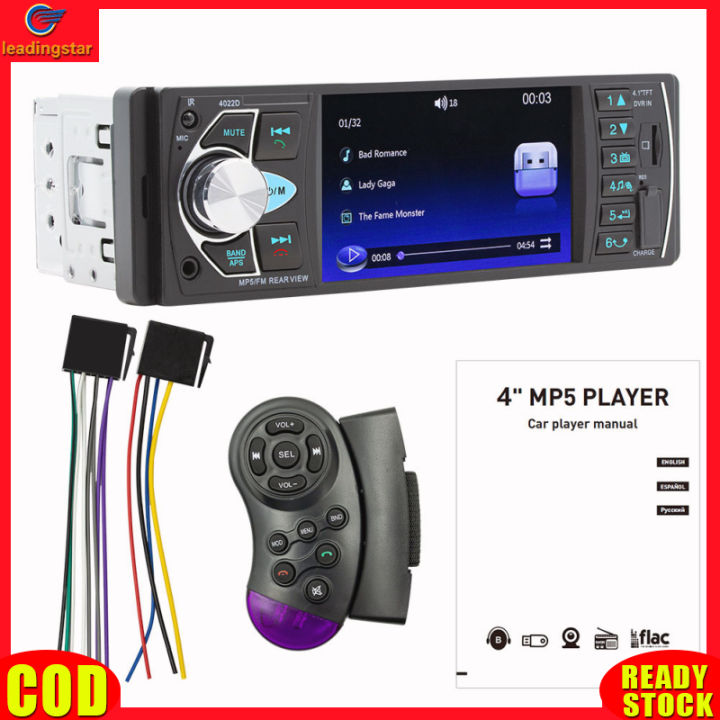 Wireless Car Stereo 4.1" IPS Screen V5.0 Hands Free Calling FM Radio ...