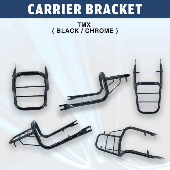 CARRIER BRACKET FOR TMX MOTORCYCLE (BLACK/CHROME) | Lazada PH