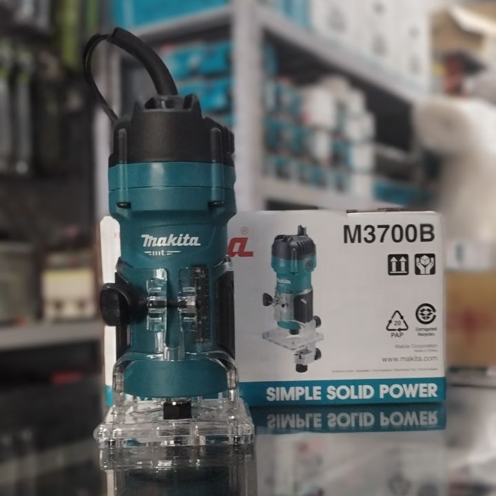 Makita M3700B 1/4" Laminate Trimmer / Mini Router 530W | Lazada PH