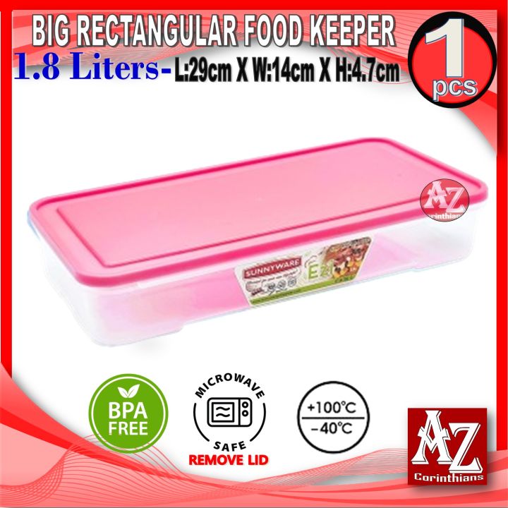Sunnyware Food Keeper Rectangular-1.8 Liters, Food Storage, | Lazada PH