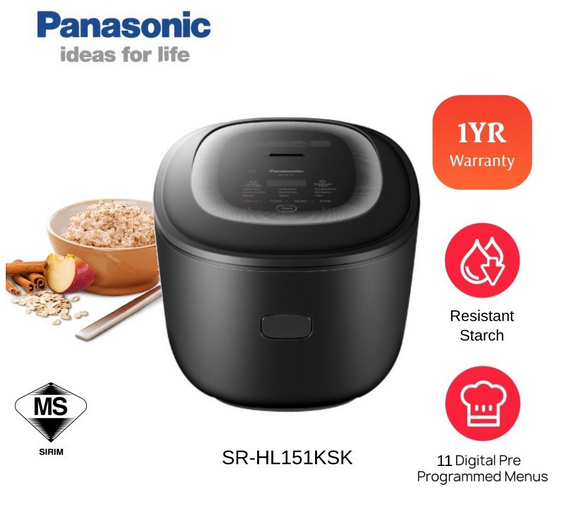 Panasonic 1.5L Low Sugar Induction Heater (IH) Rice Cooker | SR ...