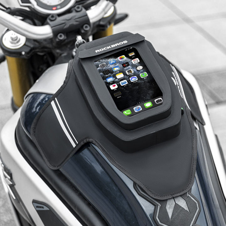 ROCKBROS Motorcycle Bag Waterproof Fuel Tank Bag Mobile Phone Bag ...