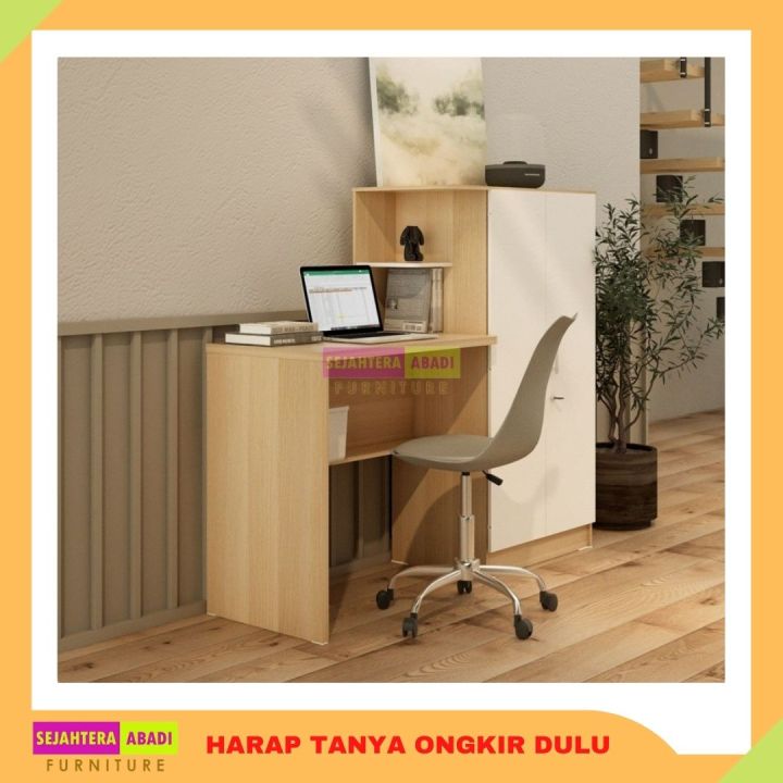 meja belajar meja kerja meja komputer meja tulis minimalis meja plus ...