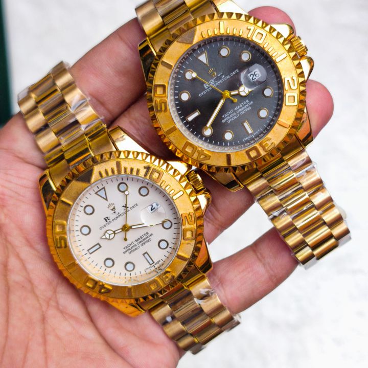 BigSale Yacht Master Watch Rotating Bezel Date Display Men's Casual ...