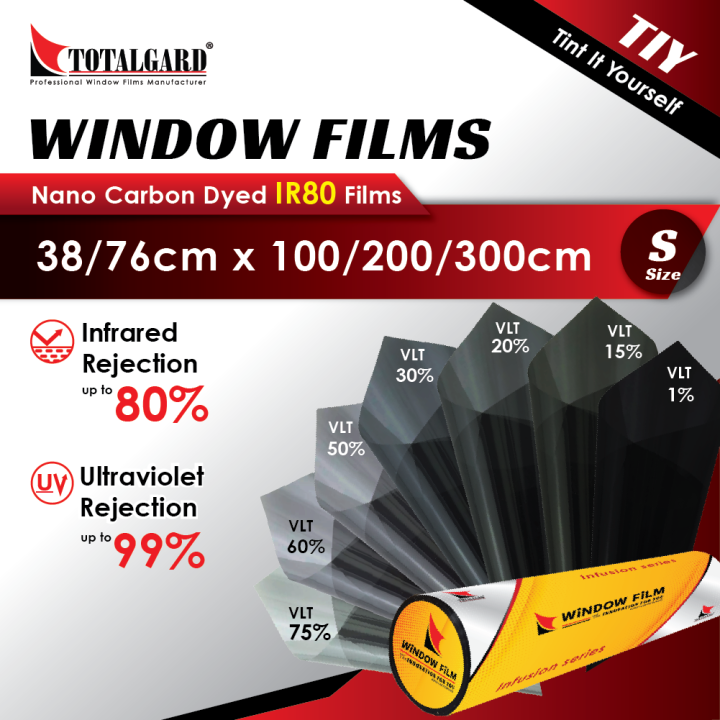 Totalgard Window Film Tinted Infusion Nano Ceramic IR80% Window Tinting ...