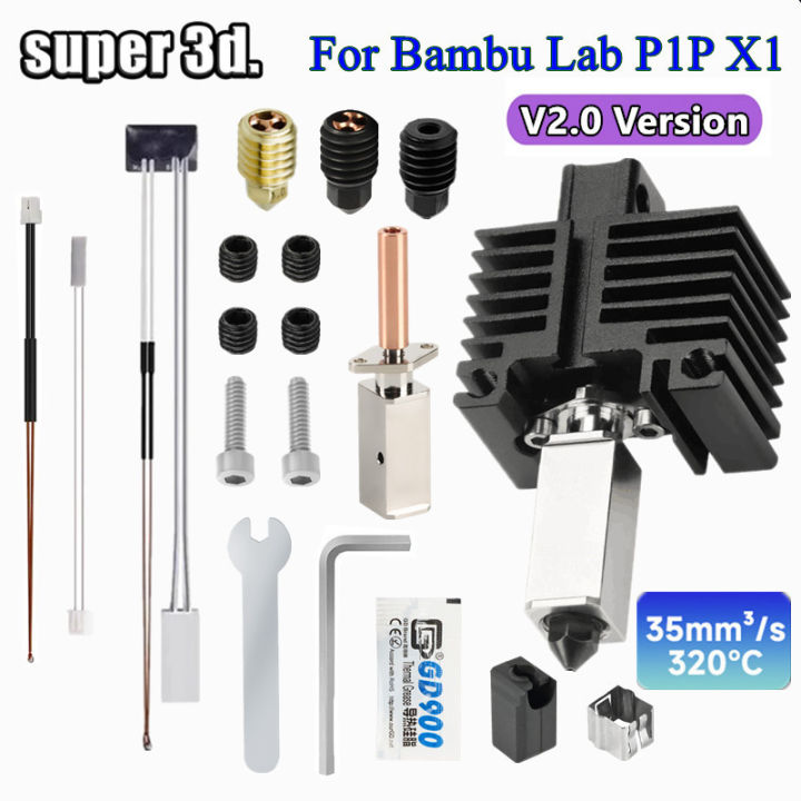 【Special Promotion】 V2.0 Version Bi-Metal Hotend For Bambu Lab X1 X1C ...