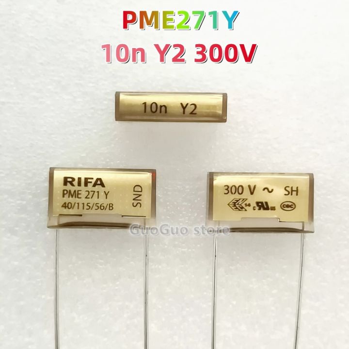 1pcs RIFA Safety Capacitor PME271Y 10n Y2 250V 300V Pitch 15MM New ...
