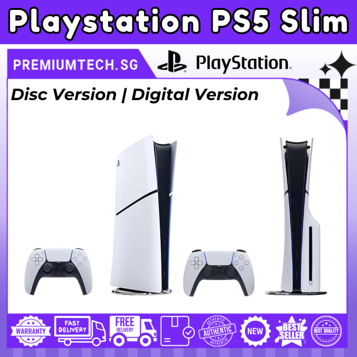 [NEW] PS5 Slim Console / Disc Version / Digital Version Bundle Set ...
