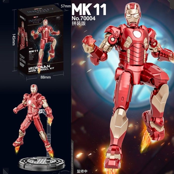TWH ACTION FIGURE IRON MAN MODEL KIT THE INFINITY SAGA DIY LISENCE ...