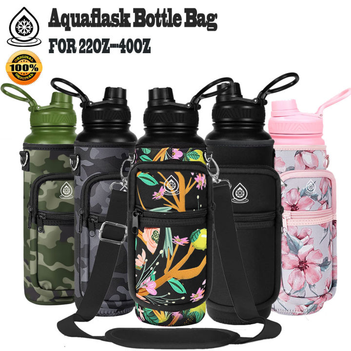 Water Bottle Bag for Aquaflak bag With Sling Vacuum Cup Sleeve Tumbler ...