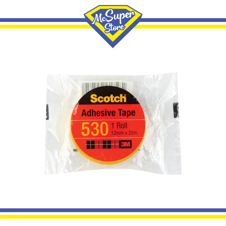 3M Scotch 530 Tape 12mmX25m (1 core)/Sticky/Stationery McSuperstore | Lazada