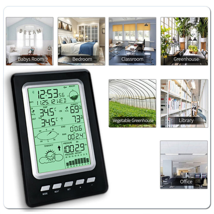 WS1030 Professional Weather Station With Solar Power Temperature ...