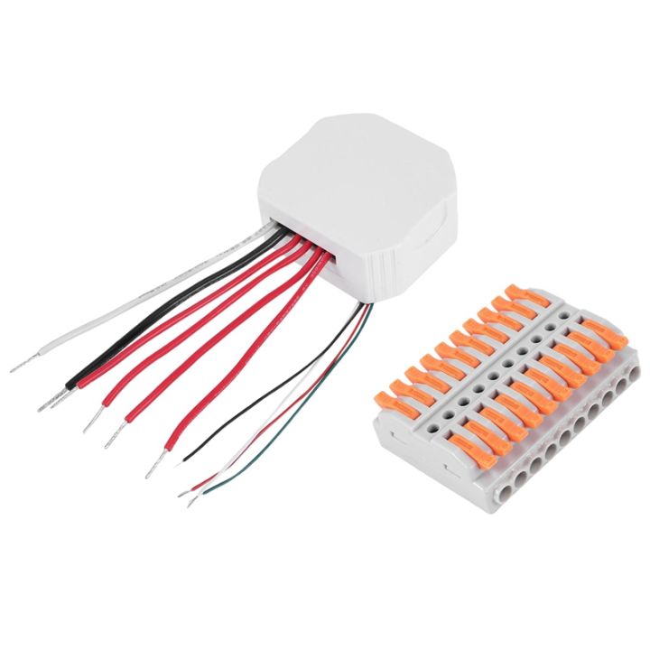 Tuya Smart WiFi 2 Gang Double Curtain Blind Switch Module Roller ...