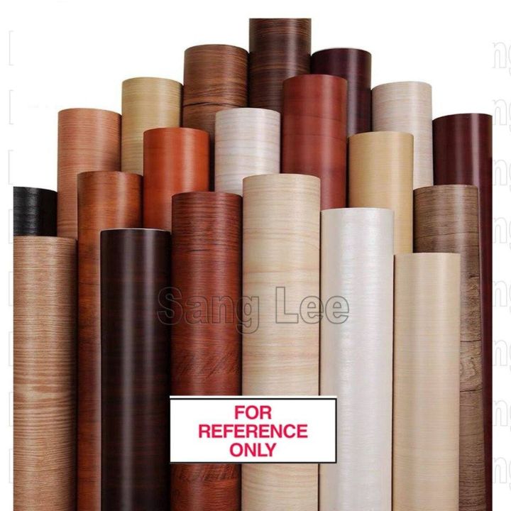 Ready Stock !! PVC Furniture Sticker Cupboard Wall Paper Woodgrain ...