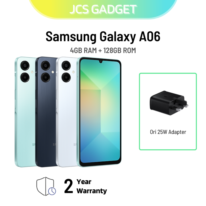 Samsung Galaxy A06 4G/5G (4GB/6GB Ram + 128GB Rom) 6.7" HD+ | 50MP main ...