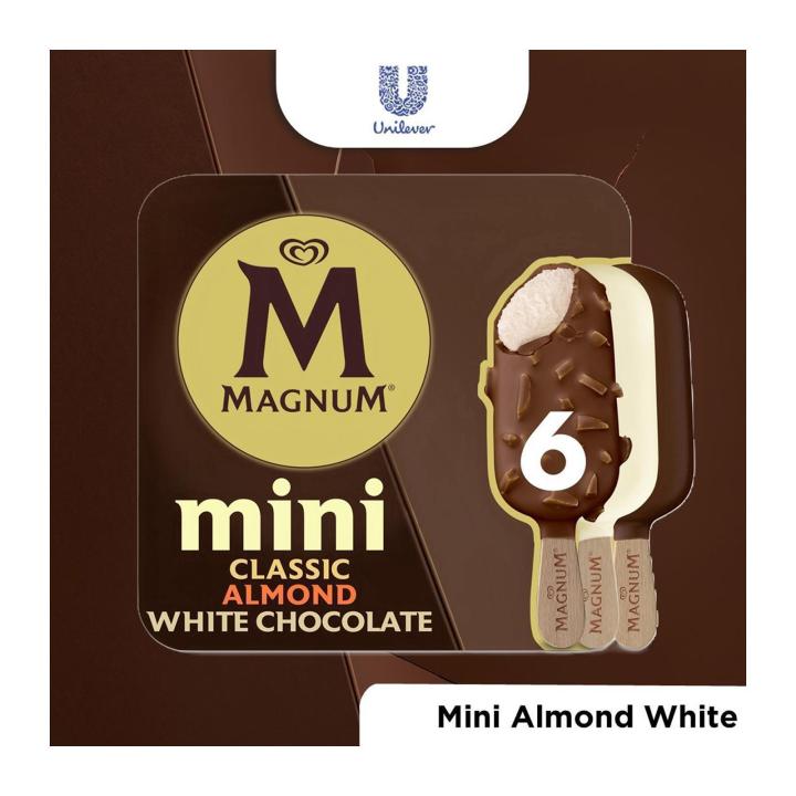 Magnum Mini Classic Almond White Multipack Ice Cream | Lazada Singapore