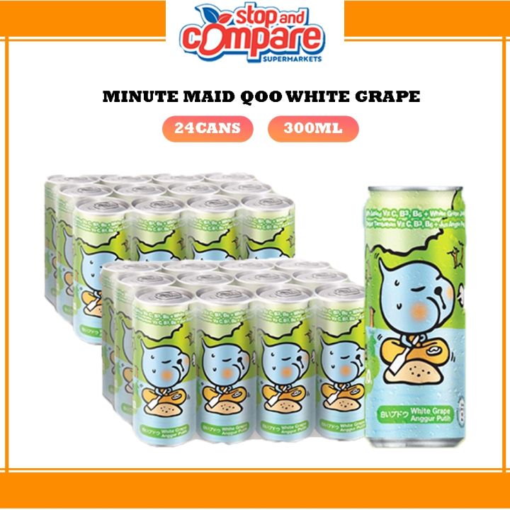 Minute Maid Qoo White Grape (24 x 300ml) -Stop and Compare Supermarket ...