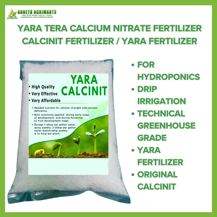 YARA TERA CALCIUM NITRATE CALCINIT FERTILIZER / YARA FERTILIZER - FOR ...