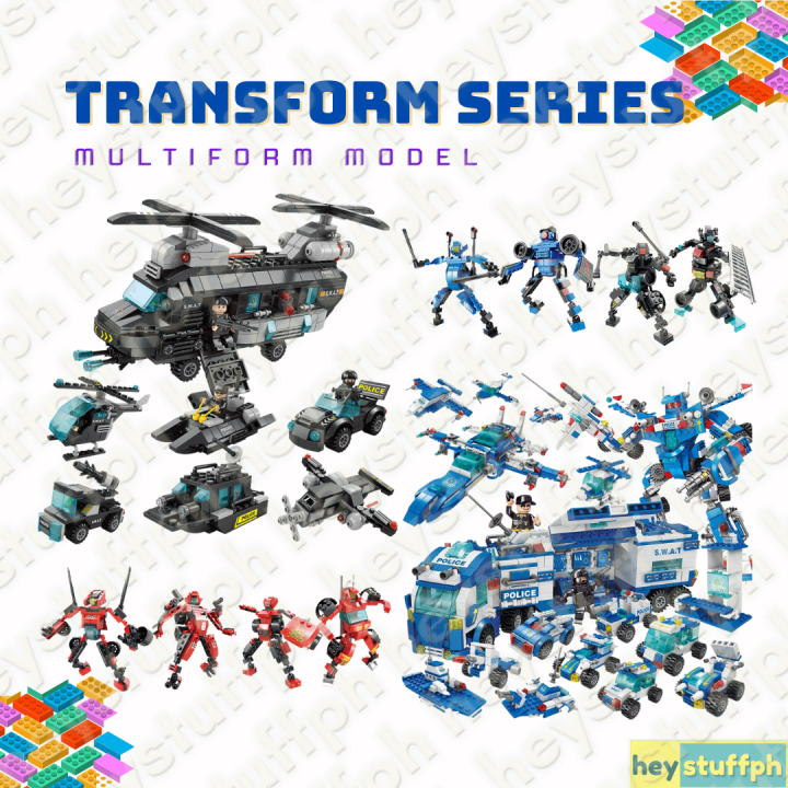 [heystuffph] Building Blocks Transform Series Educational Toys LELE ...