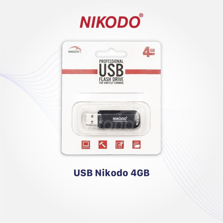 USB Nikodo 4GB, thiết kế nhỏ gọn, vỏ nhựa chống ẩm tốt, đầu nhôm chống ...