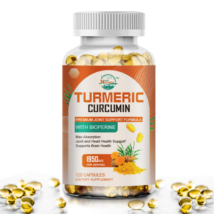 120 Capsules Turmeric Curcumin Complex,- Anti-Inflammatory, Antioxidant ...