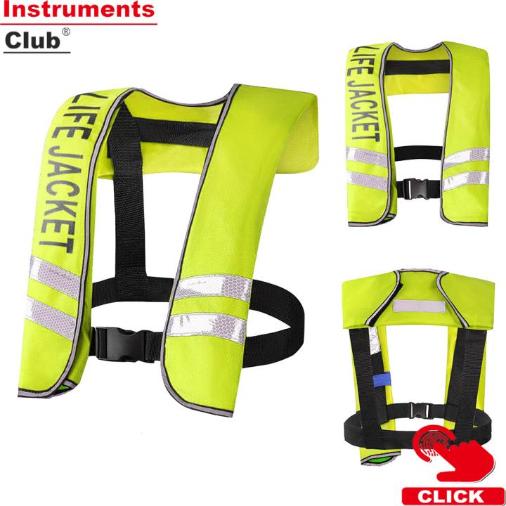 Instruments Auto Inflatable Adults Life Jacket Adult Life Vest Safety ...