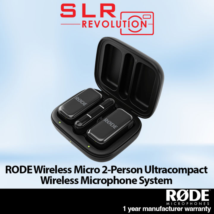 RODE Wireless Micro 2-Person Ultracompact Wireless Microphone System ...