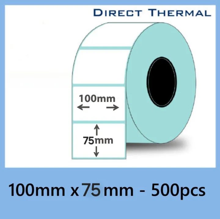 A7 waybill sticker/thermal sticker/thermal paper 100x75 (500 sheets ...