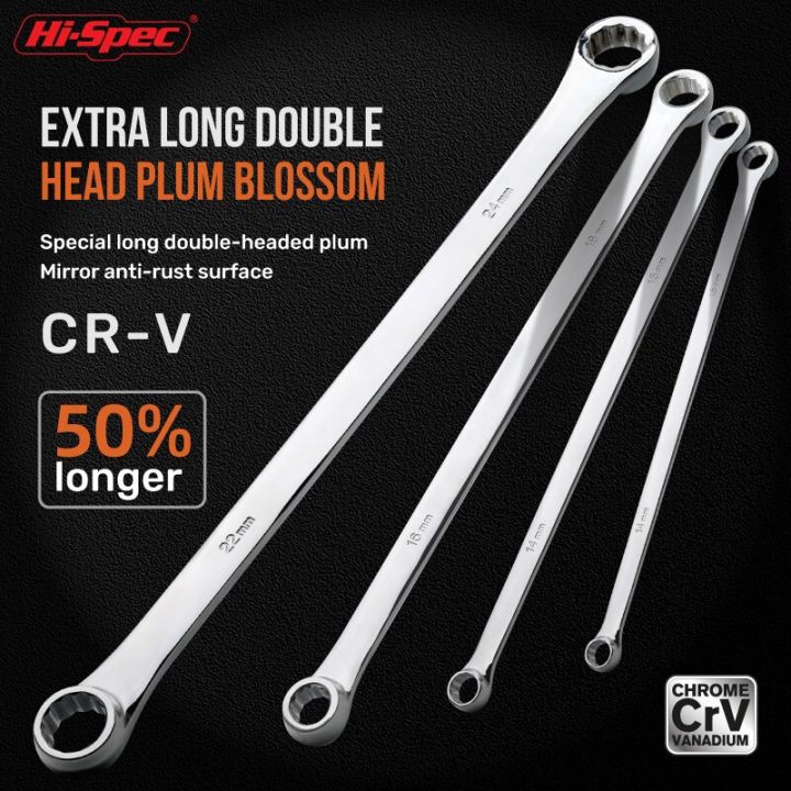 Spanner Extra Long Box End Wrench Set Extra Long Double Ring Box End ...