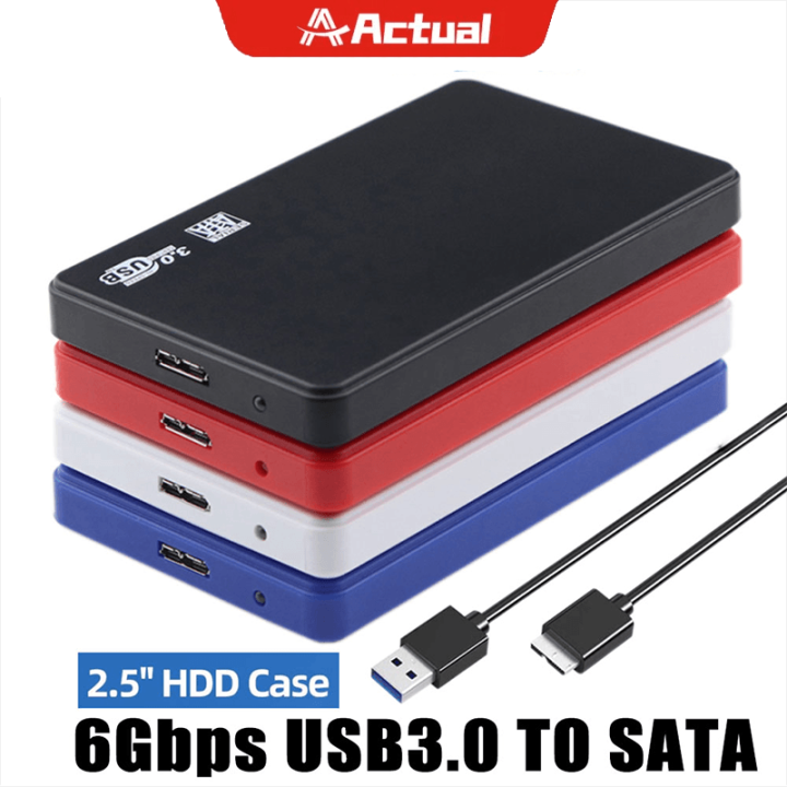 Casing Harddisk External Actual【COD】USB 3.0 HDD/SSD Casing/Enclosure 2.5 Inch Type A to C Full ...