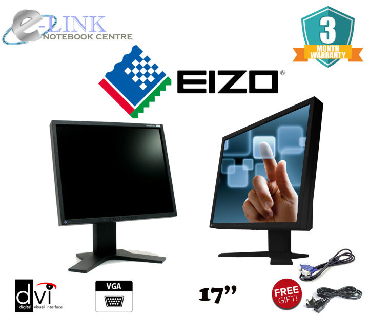 (Grade A) 17-Inch EIZO FlexScan S1721 17" Digital VGA DVI LCD TFT Monitor | Lazada