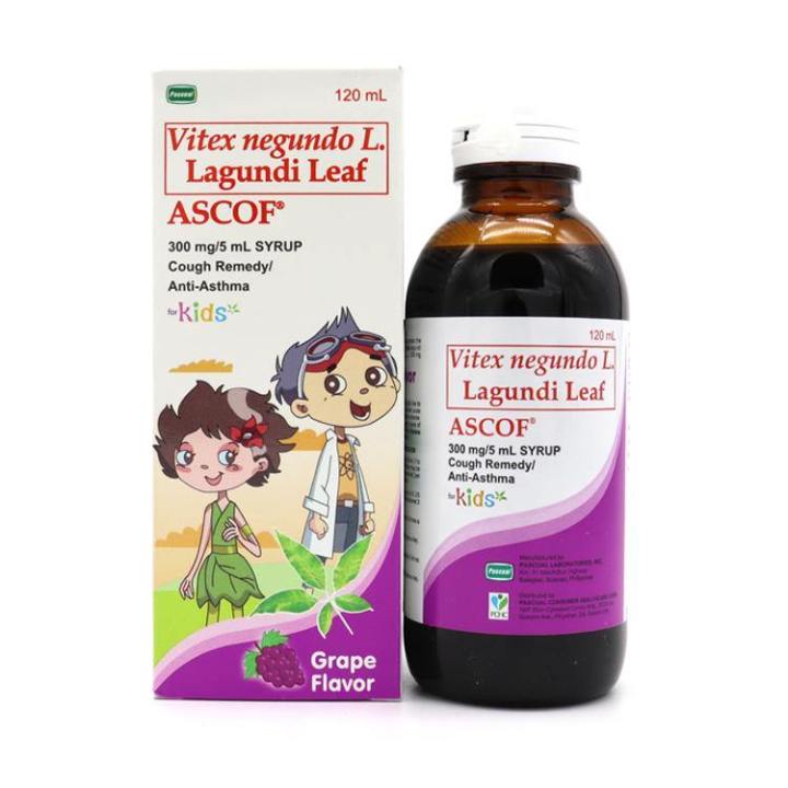 Ascof Kids Grape 300 mg / 5 ml 120 ml | Lazada PH